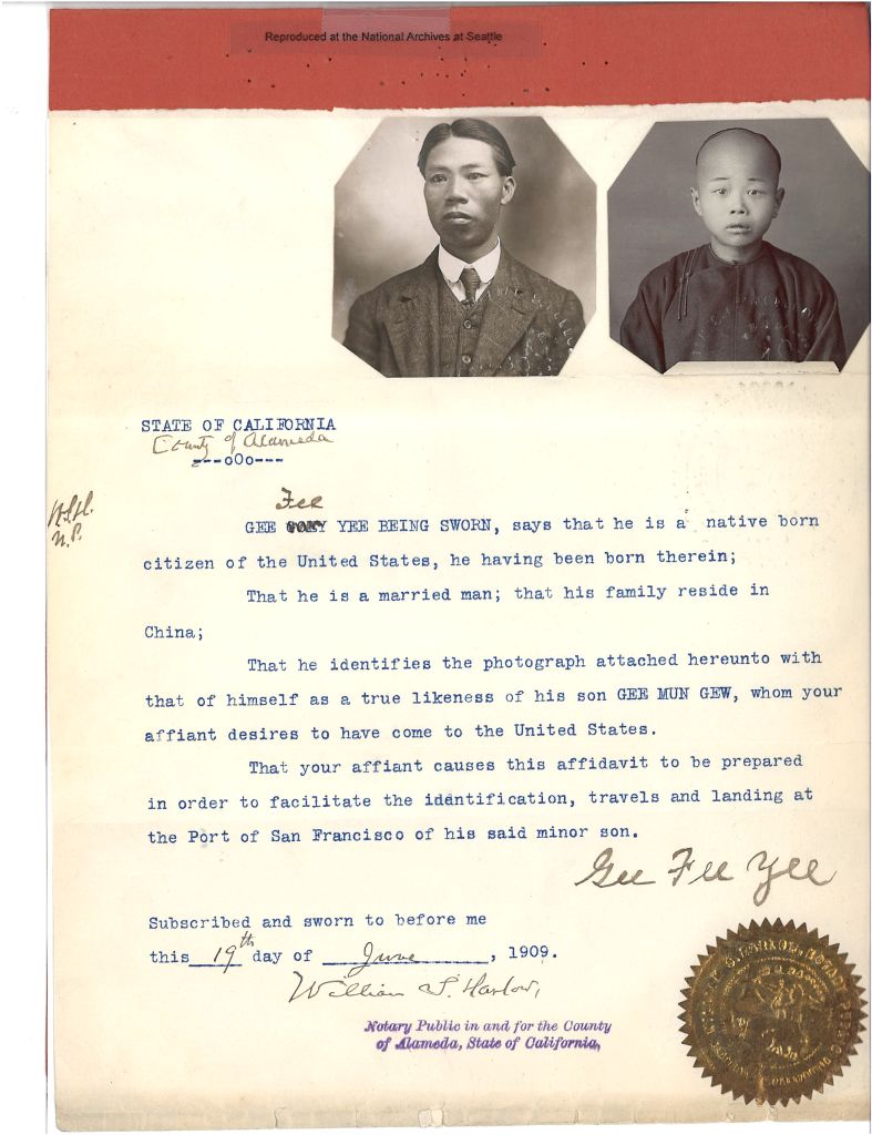 reference sheet | Chinese Exclusion Act Case Files