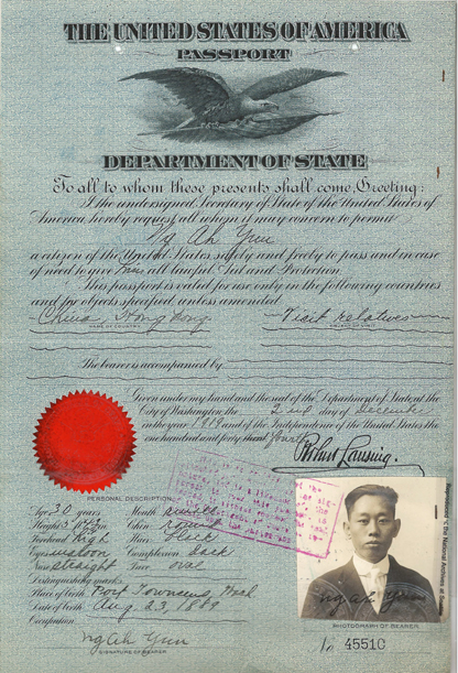 Ng Ah Yun – born in Port Townsend, WA, Cont’d | Chinese Exclusion Act ...