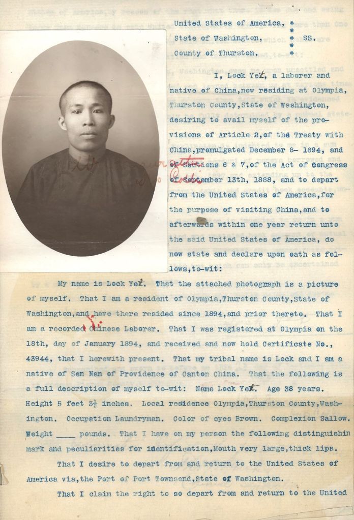 Chinese Exclusion Act Case Files | by Trish Hackett Nicola, Certified ...