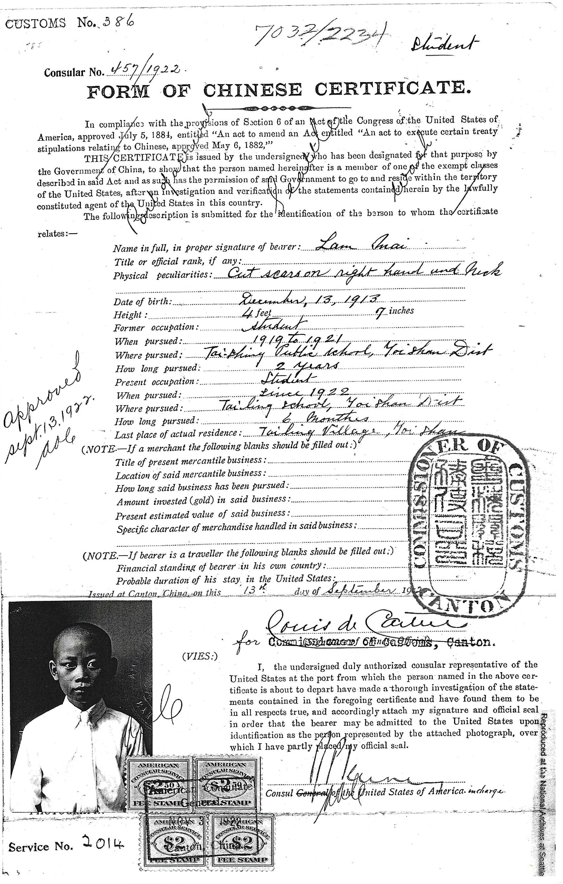 Chinese Exclusion Act Case Files | by Trish Hackett Nicola, Certified ...